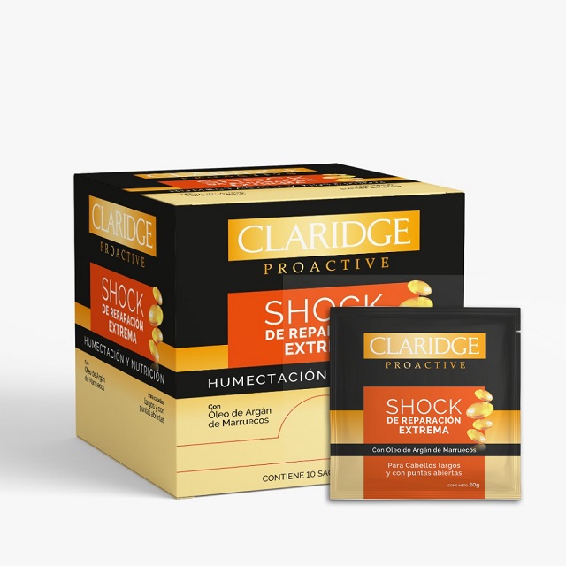 Shock Claridge de Reparación Extrema con Óleo de Argán x 20 grs - Sergio Perfumerias