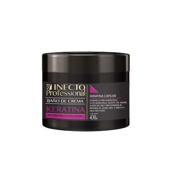 Baño de crema Inecto Professional Keratina x 430 grs - Sergio Perfumerias