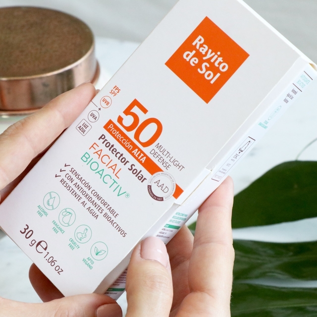 Protector solar facial Rayito de sol Bioactiv FPS 50 - Sergio Perfumerias