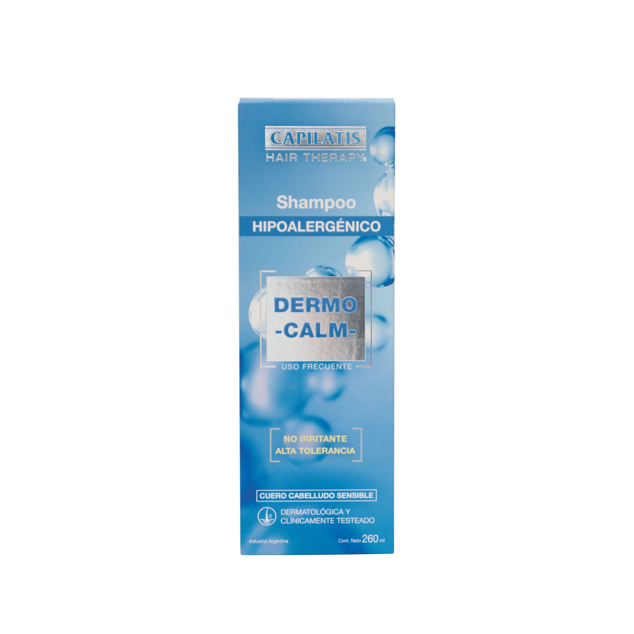 Shampoo Capilatis Dermo-Calm Hipoalergénico x 260 ml - Sergio Perfumerias