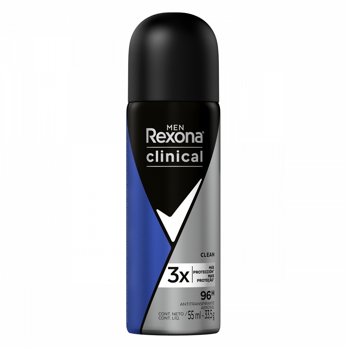 Desodorante Antitranspirante REXONA Clinical Clean Hombre en aerosol ...