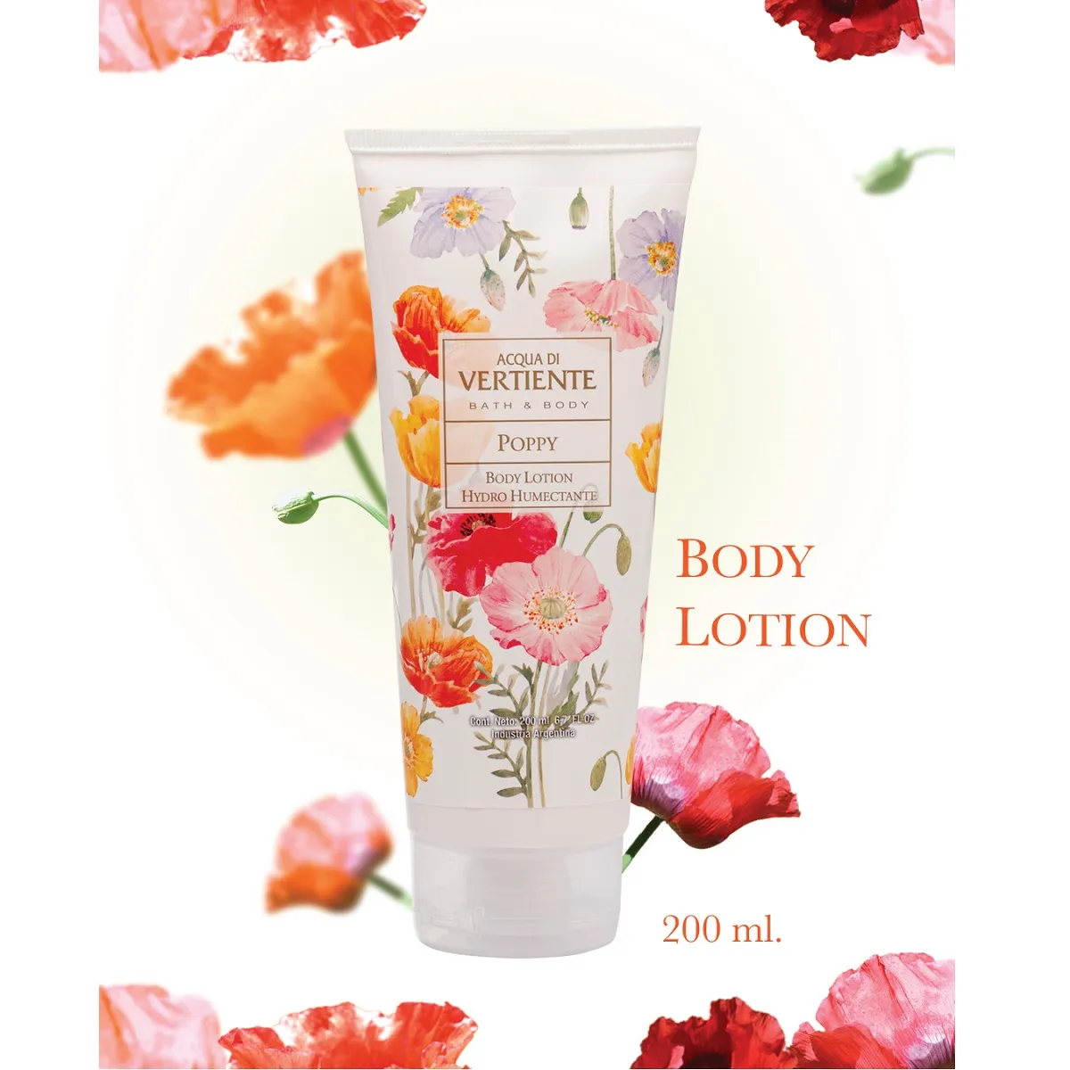 Loción Corporal Acqua Di Vertiente Body Lotion Poppy x 200 ml - Sergio ...