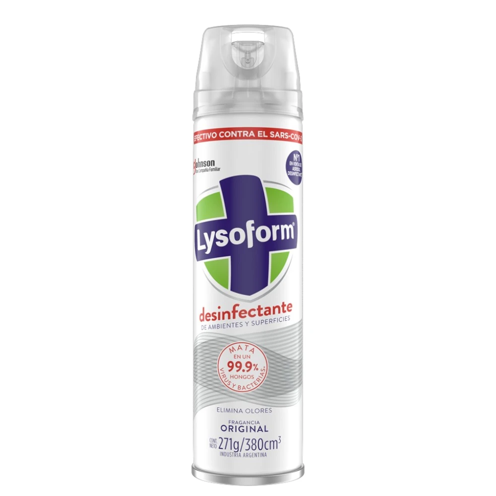 Aerosol Desinfectante Lysoform Original x 271 grs - Sergio Perfumerias