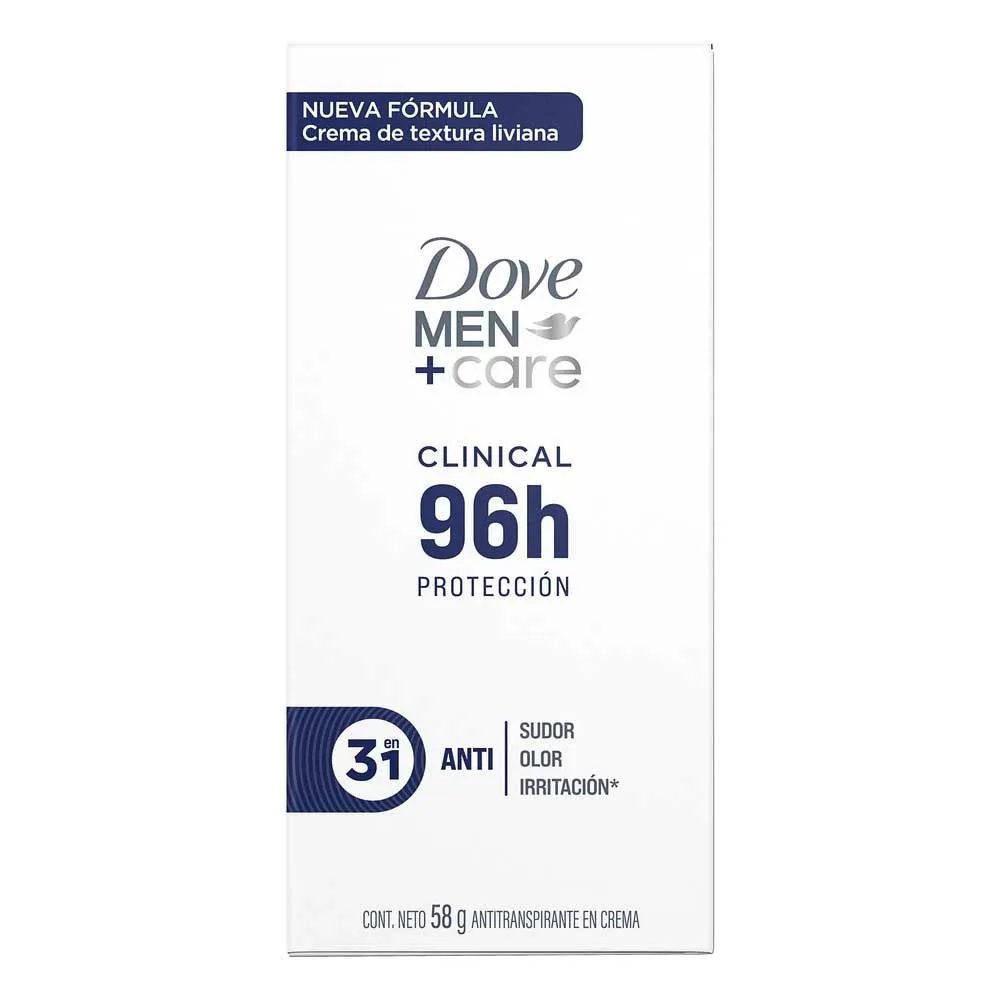 Desodorante Antitranspirante Dove Men+Care Clinical en barra x 58 grs ...