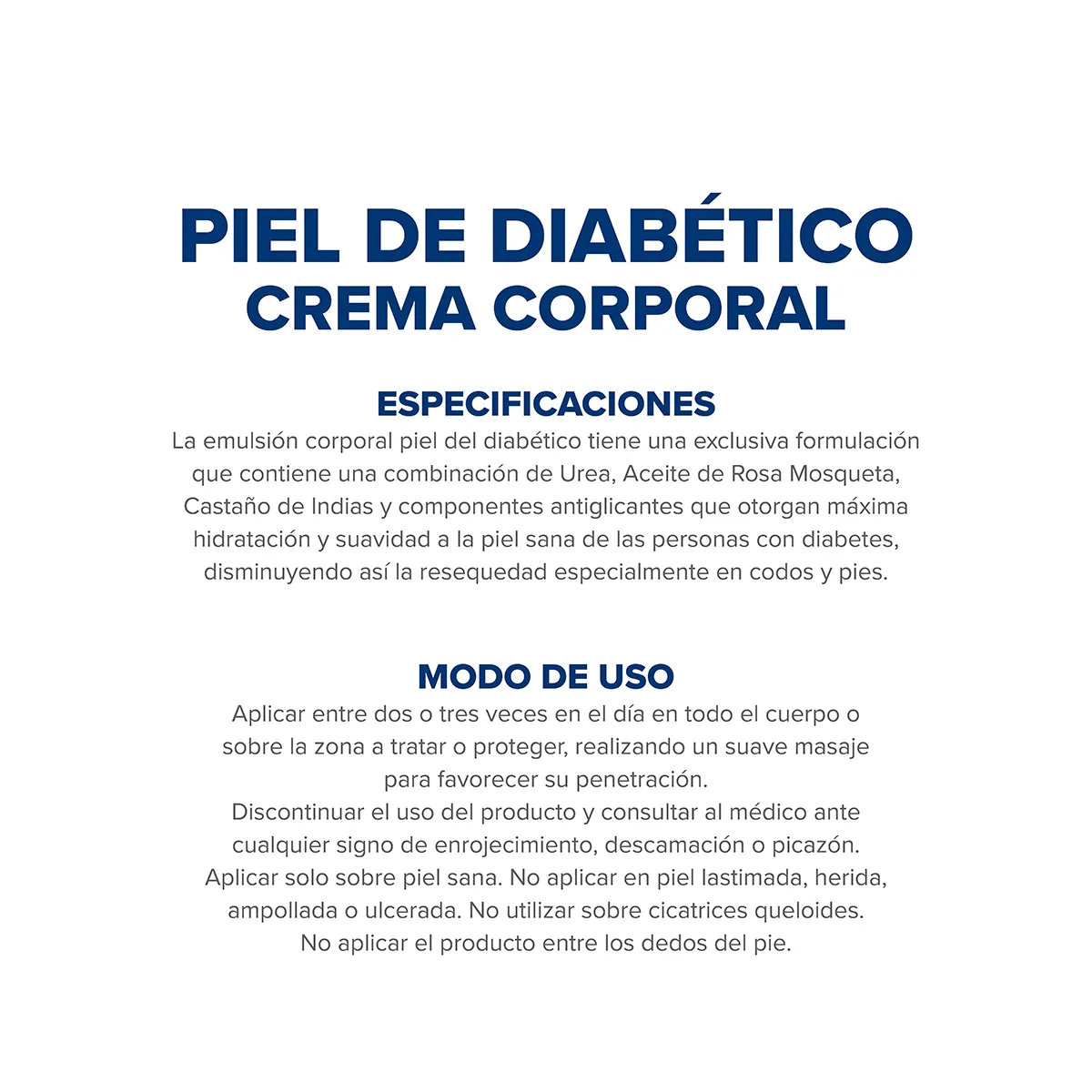 Crema Corporal Dermaglós Piel del Diabético x 100 grs - Sergio Perfumerias